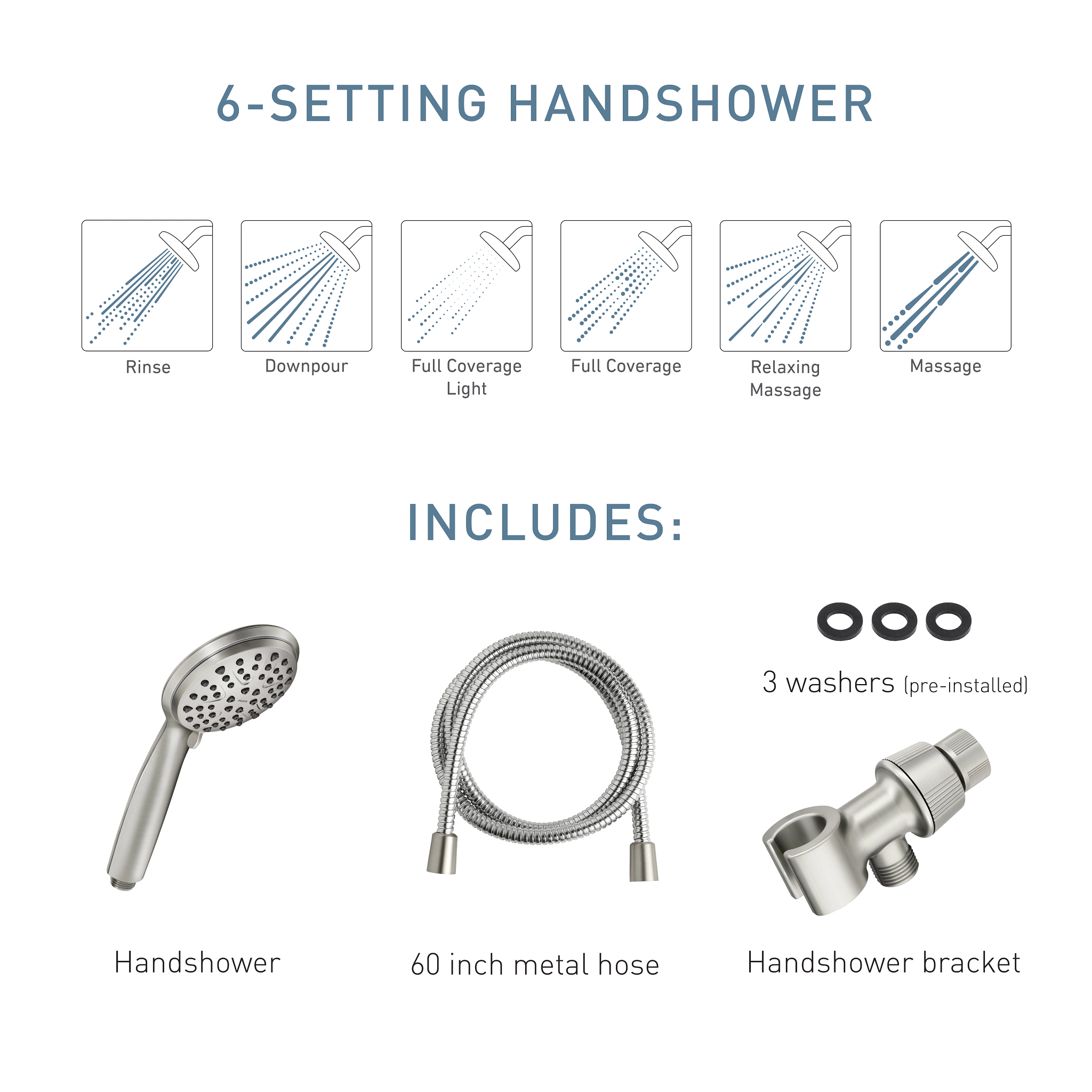 Attune Handheld Shower – Moen