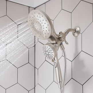 Engage Six-Function Standard With Handheld Shower – Moen