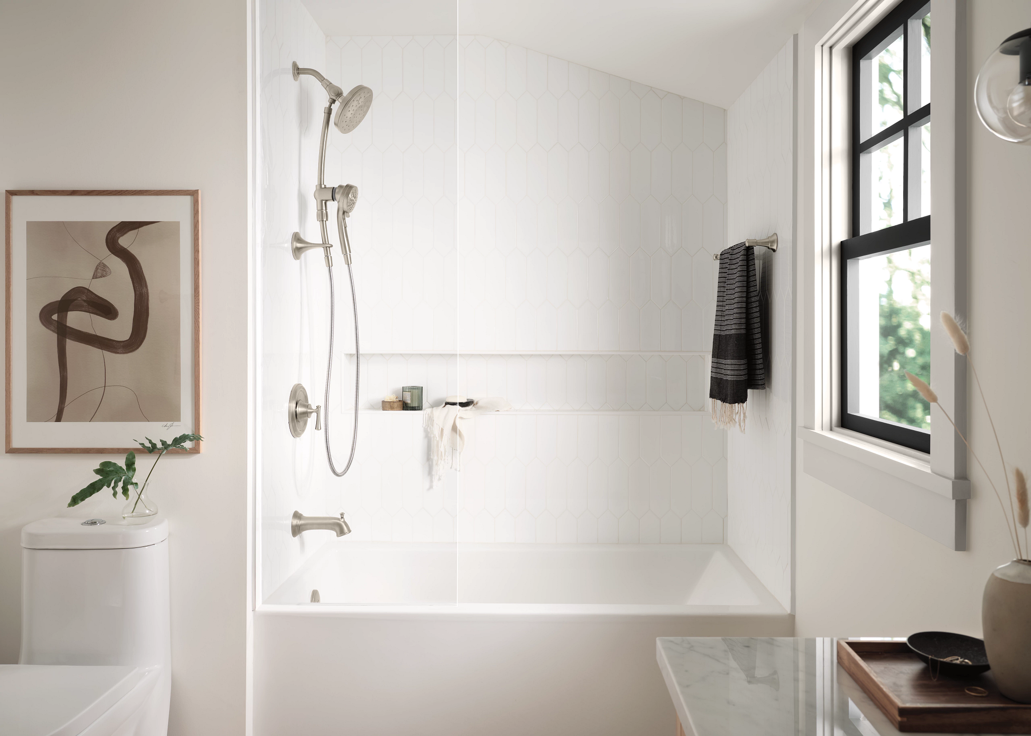 Engage Six-function 6-1/2" Diameter Spray Head Standard With Handshowe ...