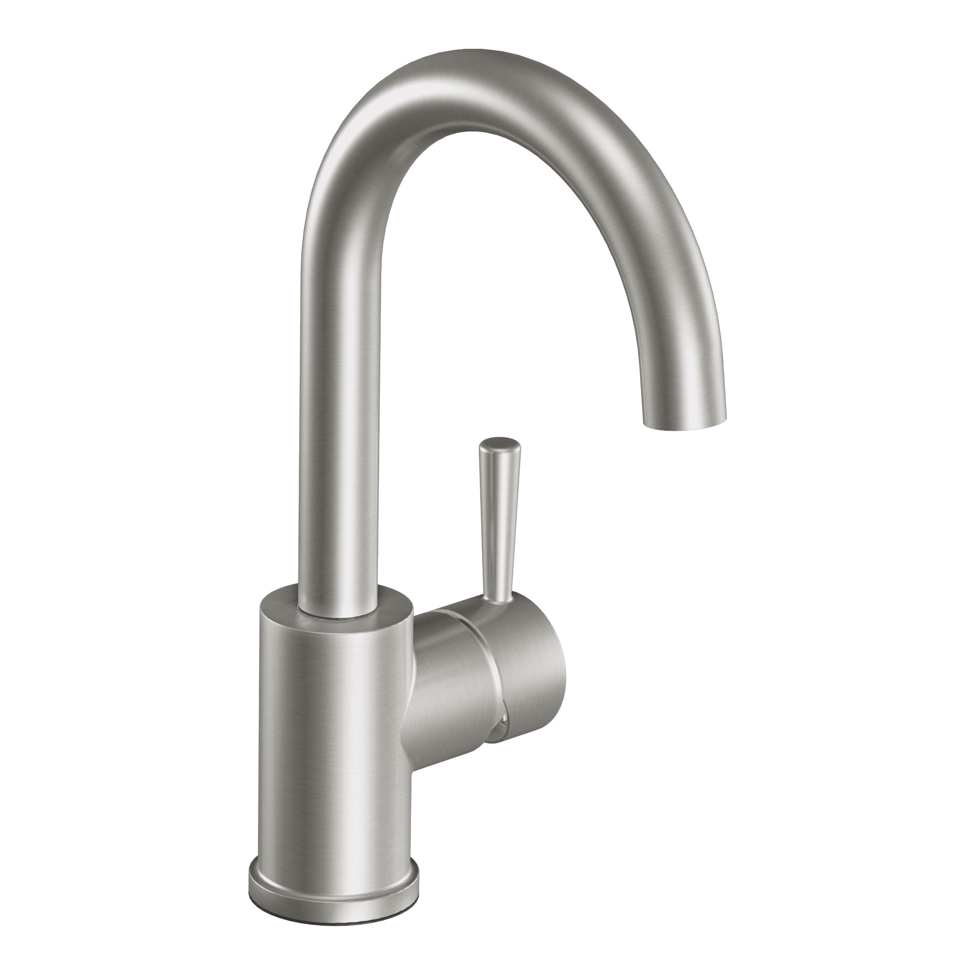 Level Classic stainless one-handle high arc single mount bar faucet – Moen