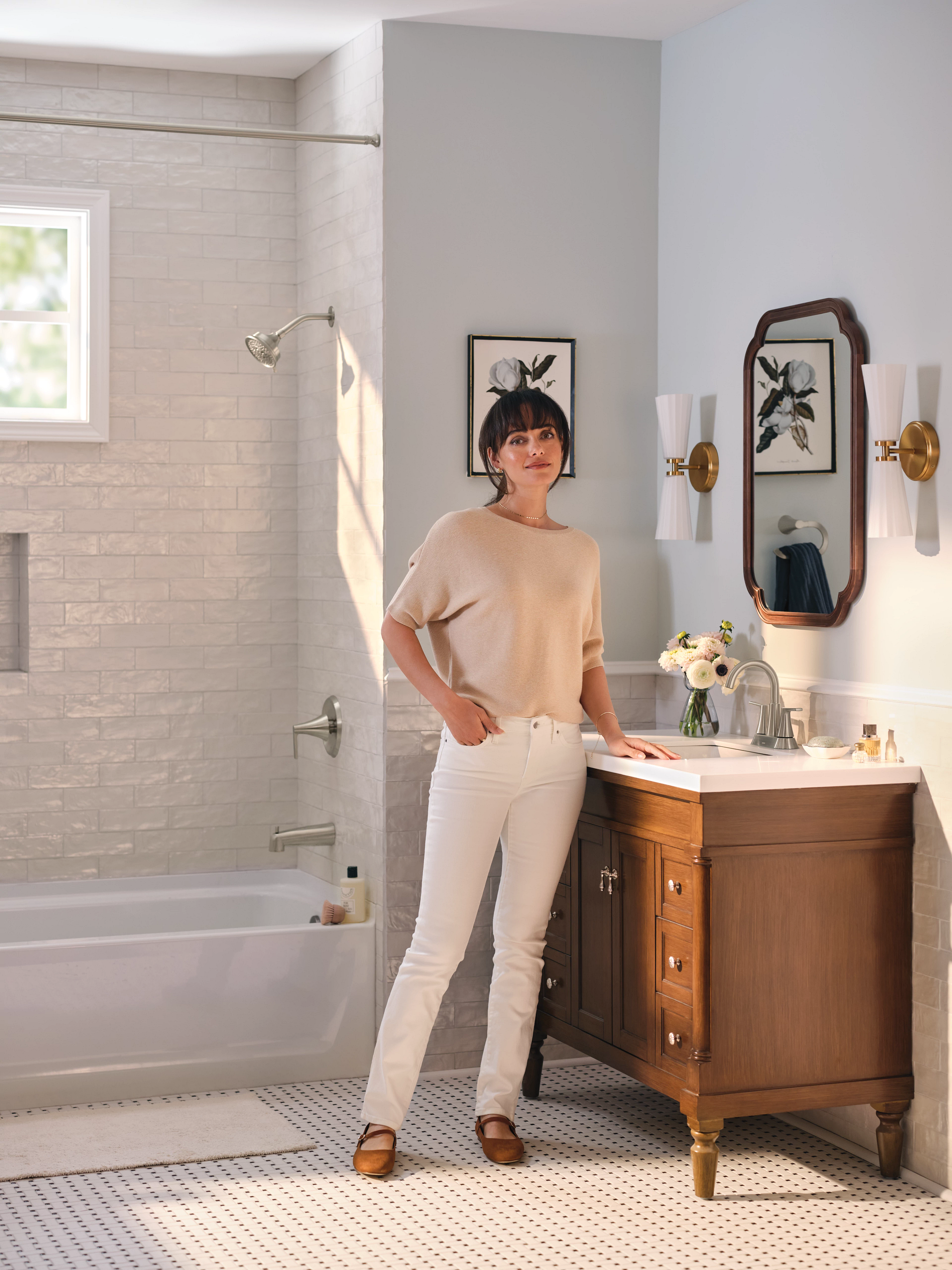 Jase Two-handle Centerset Bathroom Sink Faucet – Moen