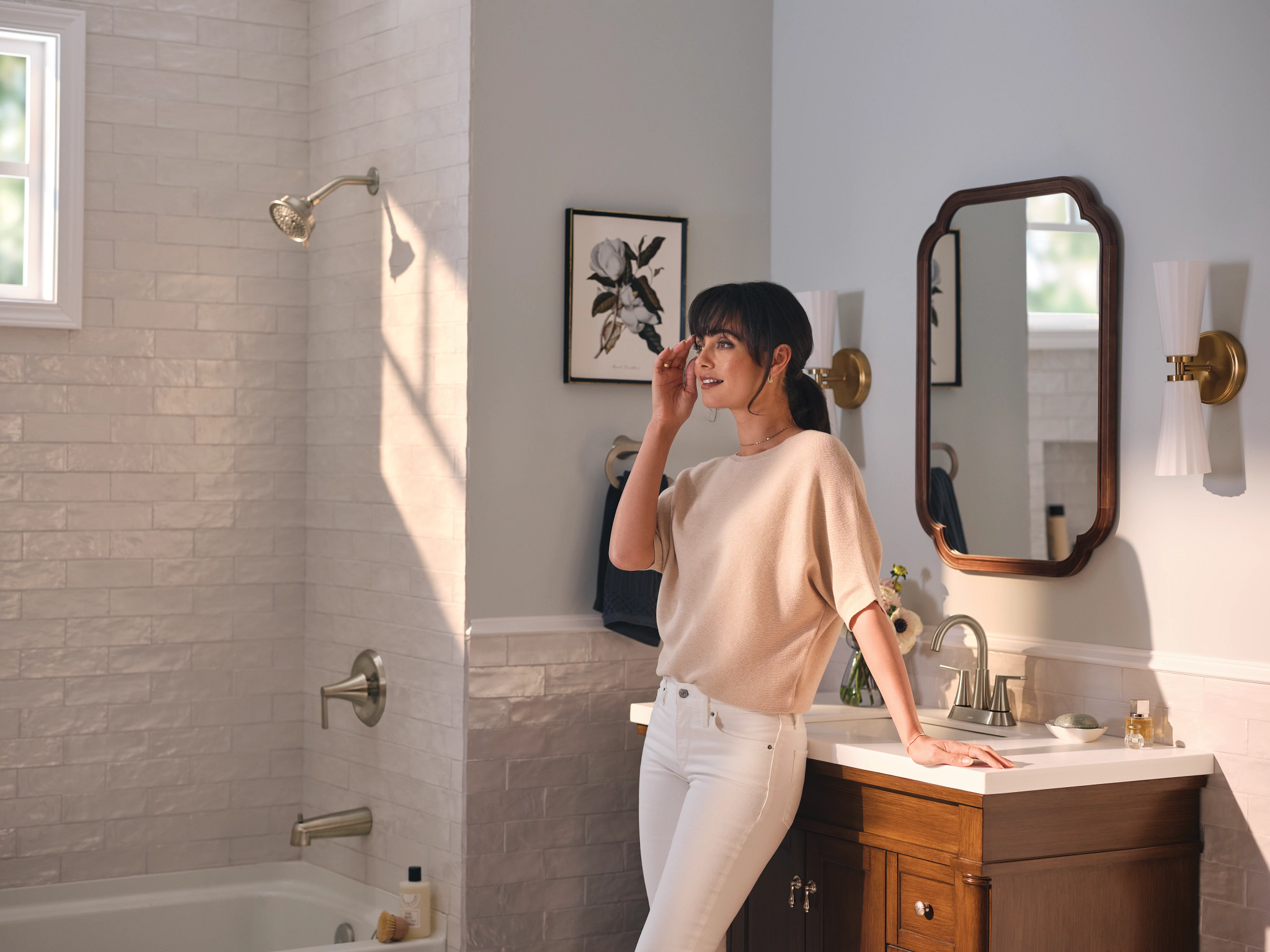 Jase Two-handle Centerset Bathroom Sink Faucet – Moen