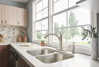 Camerist Chrome One-Handle Low Arc Pullout Kitchen Faucet – Moen