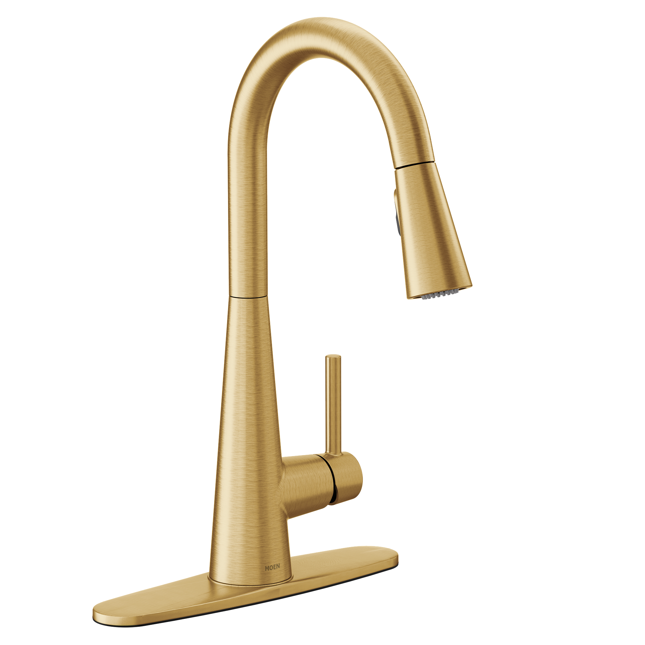 Sleek One-Handle High Arc Pulldown Kitchen Faucet – Moen