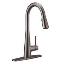 Sleek One-Handle High Arc Pulldown Kitchen Faucet – Moen
