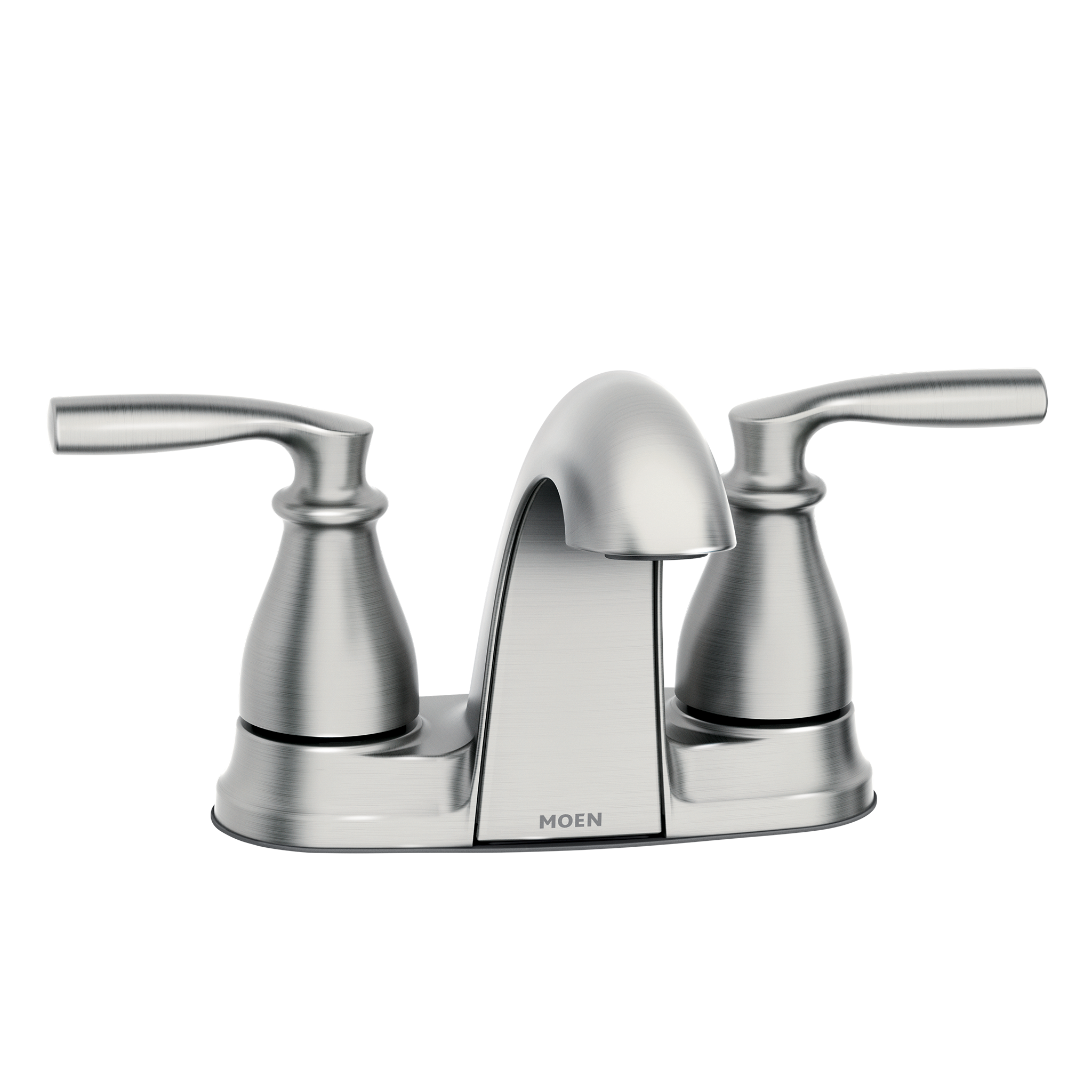 Hilliard Two-Handle Low Arc Bathroom Faucet – Moen
