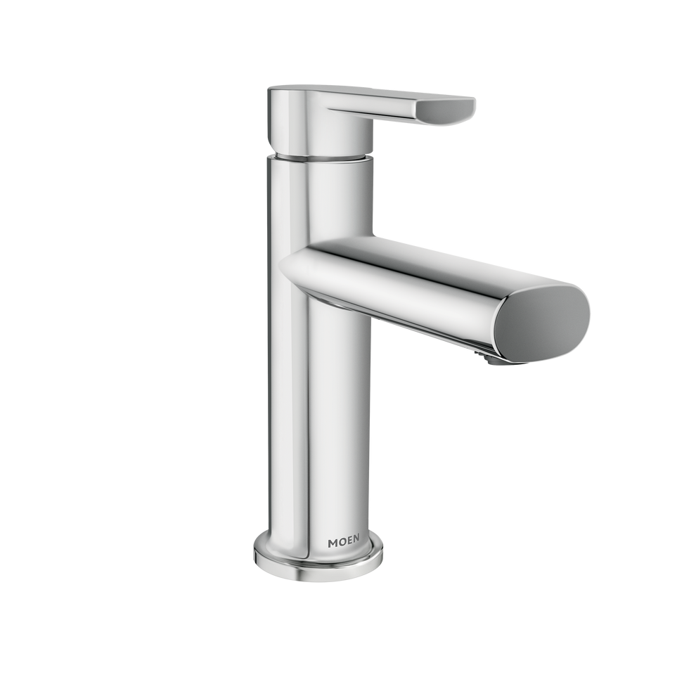 MEENA Chrome One-Handle Bathroom Faucet | Moen