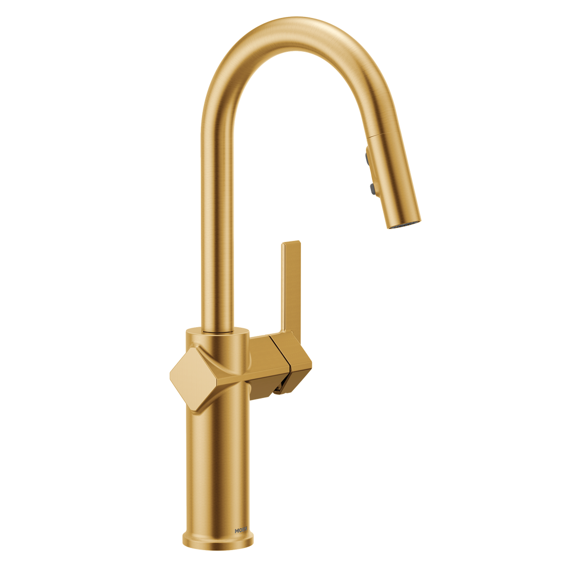 Joric Chrome one-handle high arc pulldown kitchen faucet – Moen