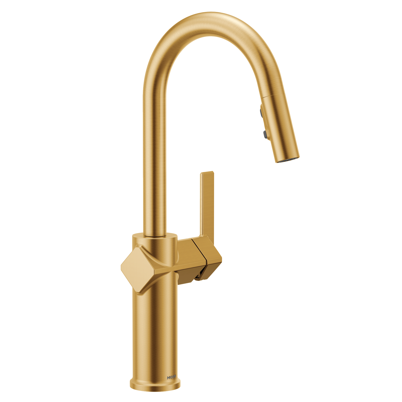 Joric Chrome one-handle high arc pulldown kitchen faucet – Moen