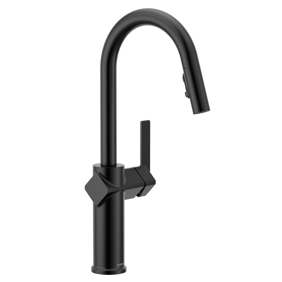 Joric Chrome one-handle high arc pulldown kitchen faucet – Moen