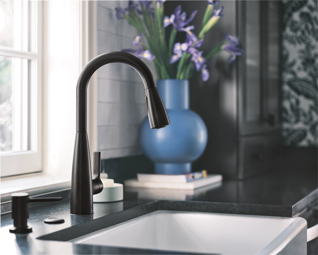 Haelyn One-Handle High Arc Pulldown Kitchen Faucet – Moen
