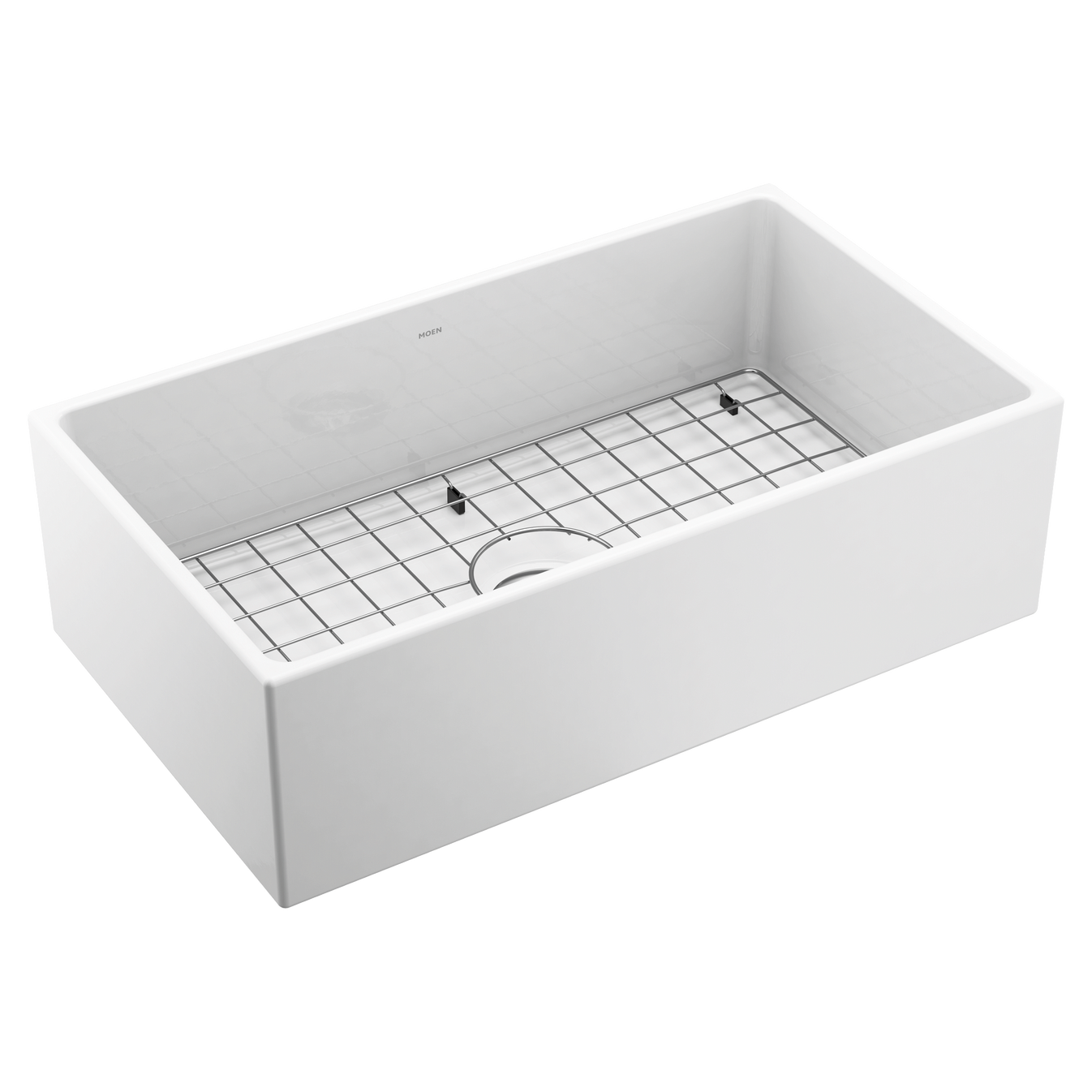 Host 33" Fireclay Undermount Apron Front Single Bowl Sink – Moen