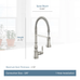 Weymouth One-Handle High Arc Pulldown Kitchen Faucet – Moen
