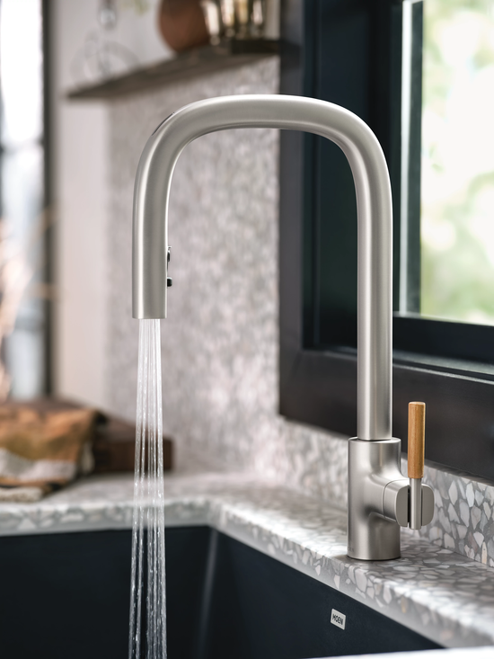 Tenon Motion Control Smart Pulldown Touchless Kitchen Faucet – Moen