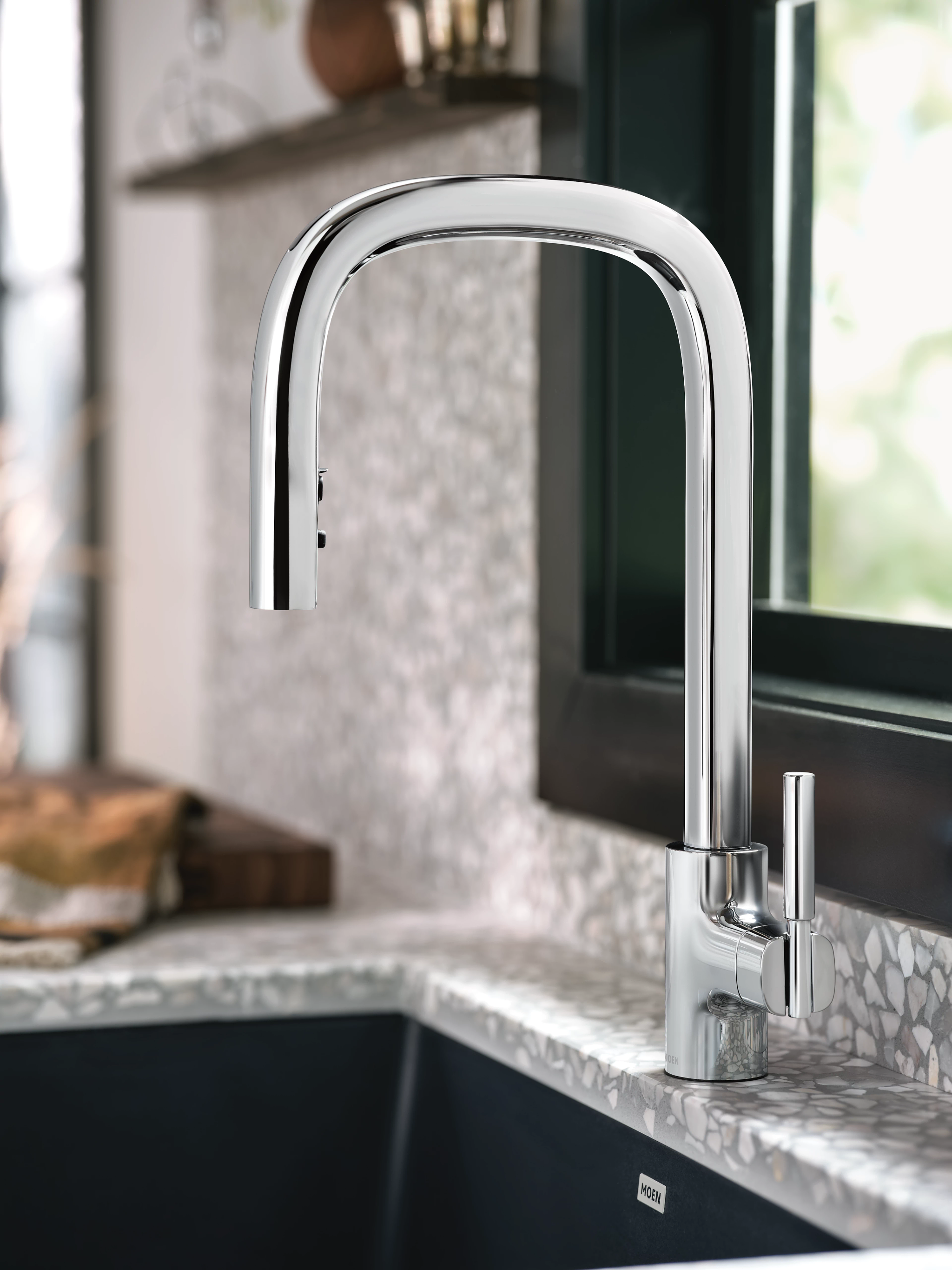 Tenon Motion Control Smart Pulldown Touchless Kitchen Faucet – Moen