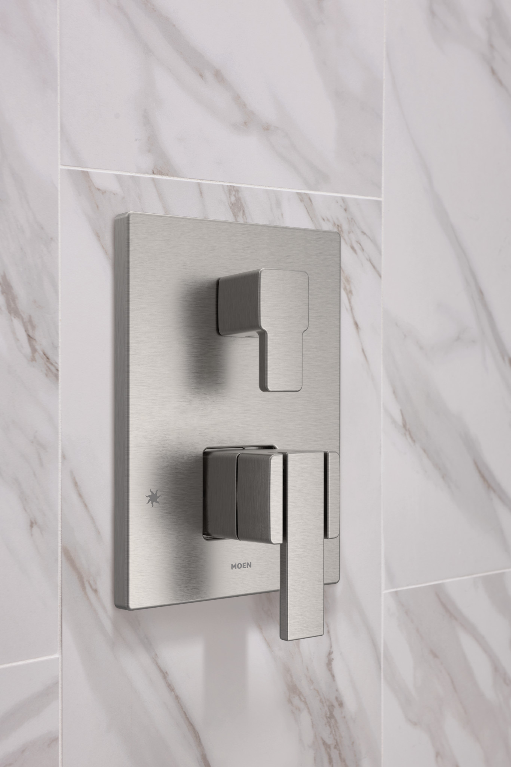 90 Degree Chrome M-CORE 3-Series With Integrated Transfer Valve Trim – Moen