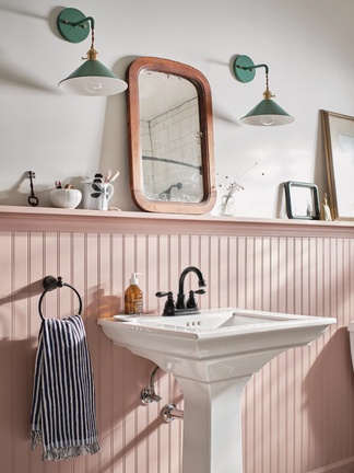 Caldwell Two-Handle High Arc Bathroom Faucet – Moen